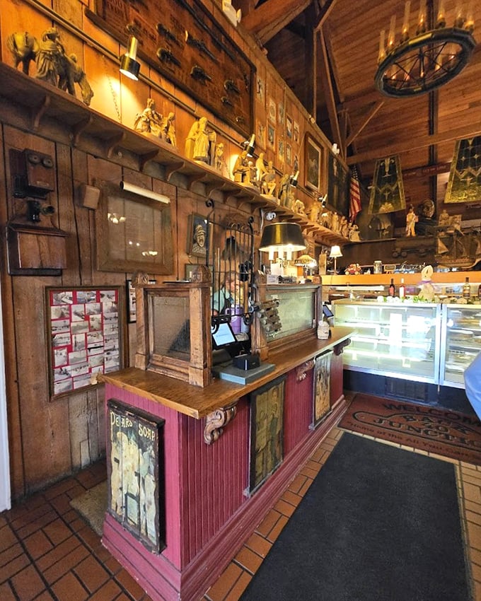 The host station's rustic charm and vintage decor set the tone for what's to come – a meal that feels like coming home.