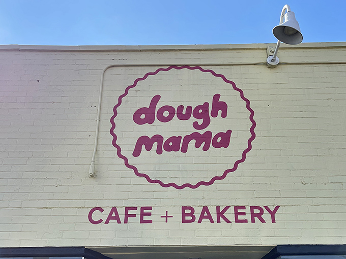 Simple, bold, and to the point—this logo promises exactly what you'll find inside: dough magic in its most delicious forms.
