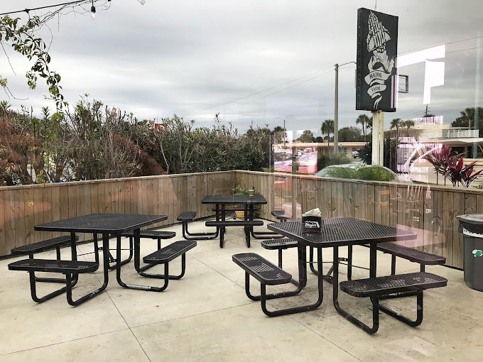 This patio might look simple, but it's where memories are made—one perfect taco at a time.