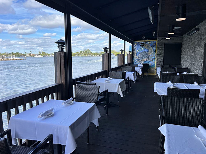 15. outdoor seating