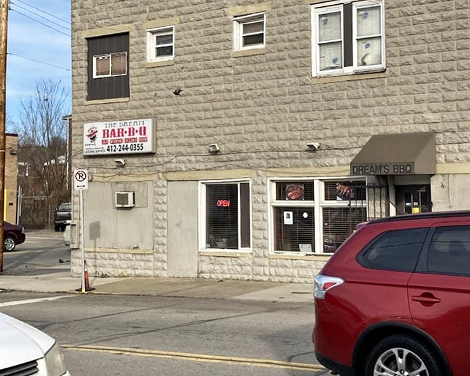 The Dream BBQ's modest storefront in Pittsburgh's Homewood neighborhood proves once again that extraordinary food often hides in ordinary places.