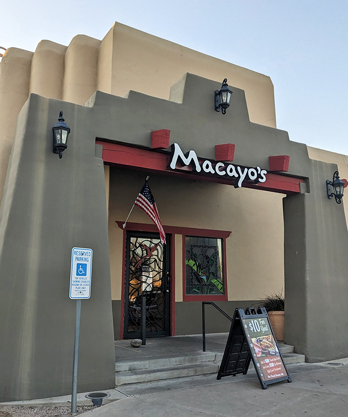 The entrance that promises authentic Mexican cuisine and delivers on every single delicious expectation possible.