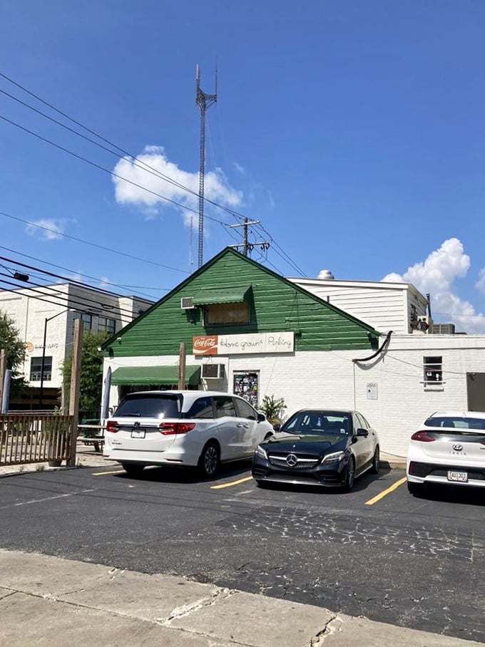The humble parking lot has witnessed countless arrivals of hungry patrons and their very different departures—satisfied and slightly waddling.