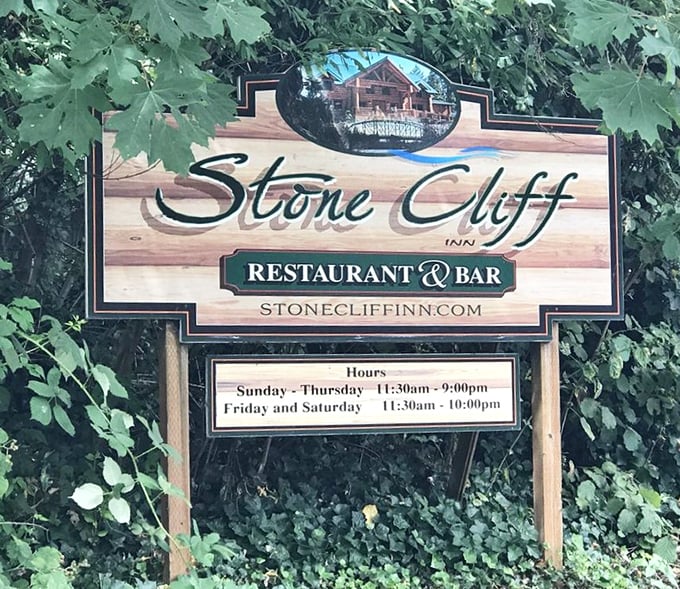 The sign that signals you've arrived at your destination. Like finding the X on a treasure map, except instead of gold, you get unforgettable steaks.