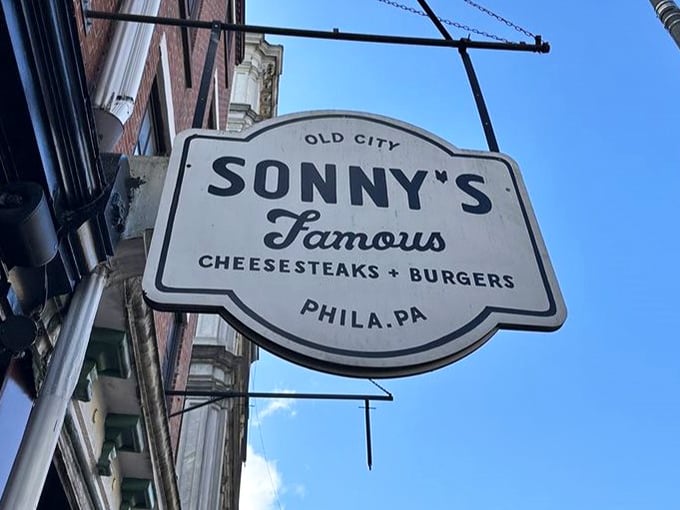 That iconic sign hanging in Old City – a beacon of hope for the hungry, a symbol of Philadelphia's sandwich supremacy.