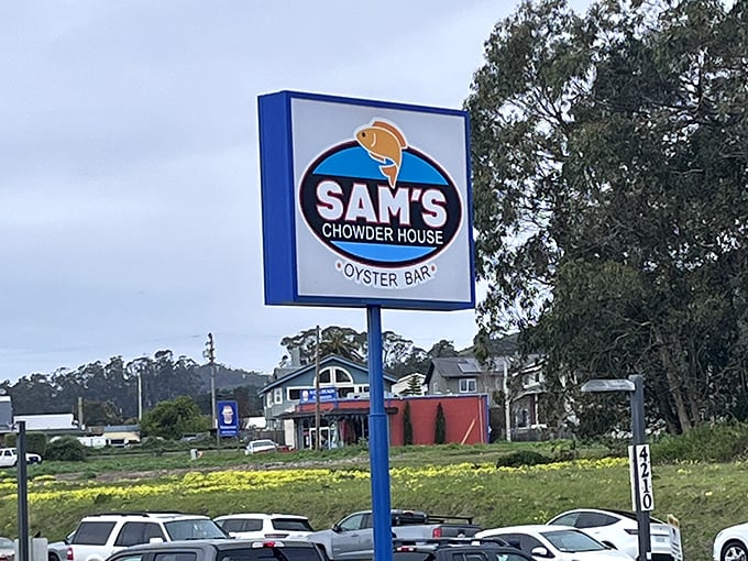 The sign that's launched countless detours—because sometimes the best dining experiences begin with "Let's pull over and try that place."