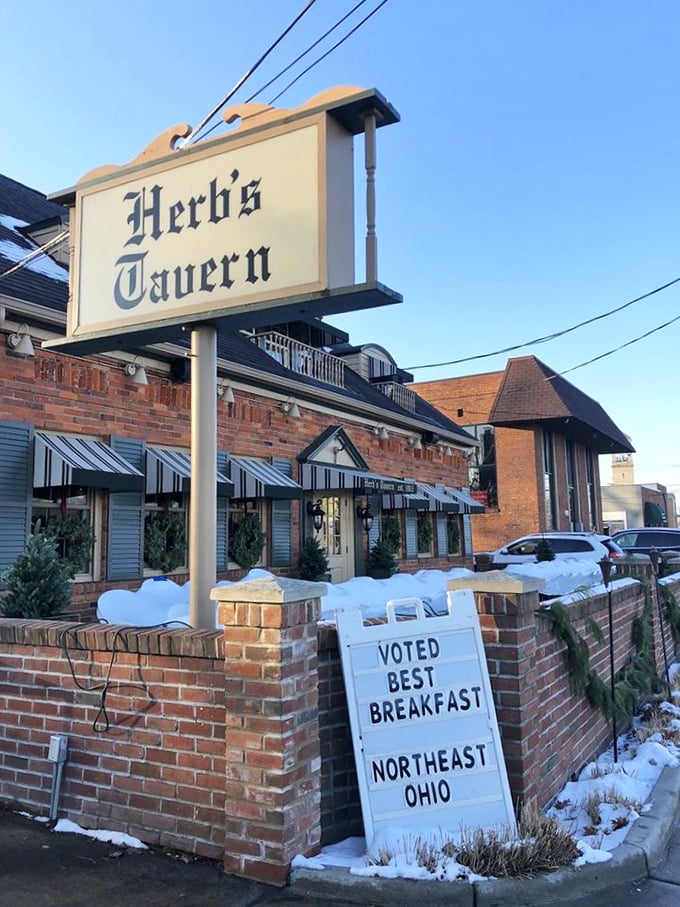 When your sign proudly announces you've been voted "Best Breakfast" in Northeast Ohio, you're not bragging—you're just stating facts.