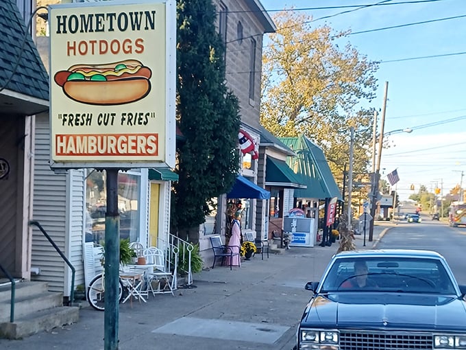 The sign that's guided hungry travelers for years, promising simple pleasures that somehow taste better than any five-star restaurant creation.