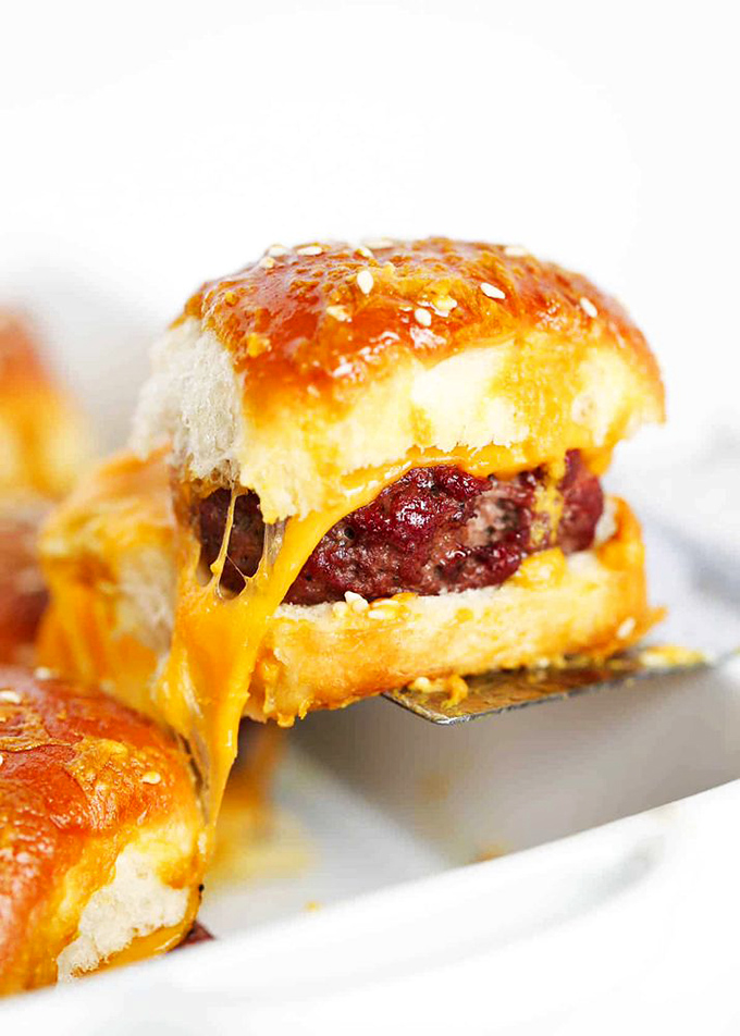 Don't let their size fool you – these sliders pack more flavor than a full-sized pretender.