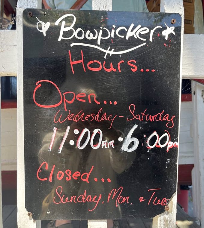 Those hours are like treasure map directions – follow them to find your pot of golden fish.