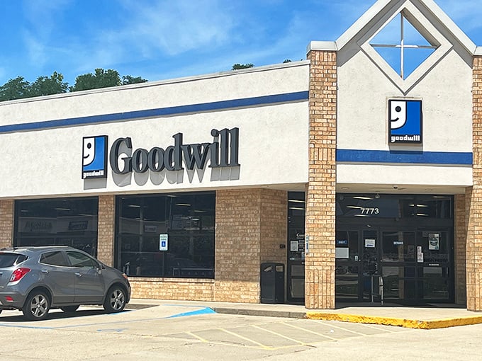 The exterior might be humble, but inside lies a universe of possibilities. Like a treasure chest disguised as a retail store.