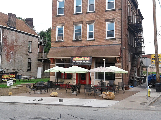 From this street view, you'd never guess the magnitude of flavor happening inside this corner building – the best surprises come in unassuming packages.