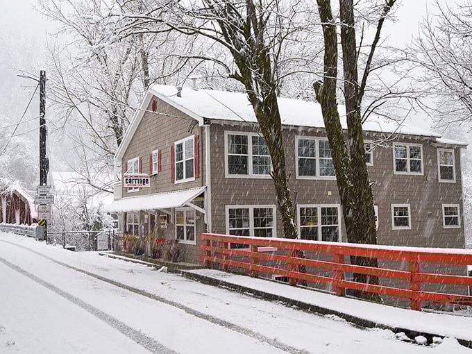 Winter transforms Downieville into a snow globe you can actually live in. Suddenly, shoveling doesn't seem like such a chore.