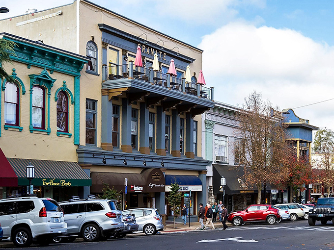 Ashland's colorful downtown invites cultural exploration without requiring a king's ransom for retirement living.