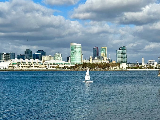 Coronado Island connected by that famous bridge, like San Diego's glamorous cousin across the bay.