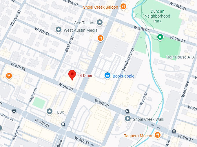 16. 24 diner map