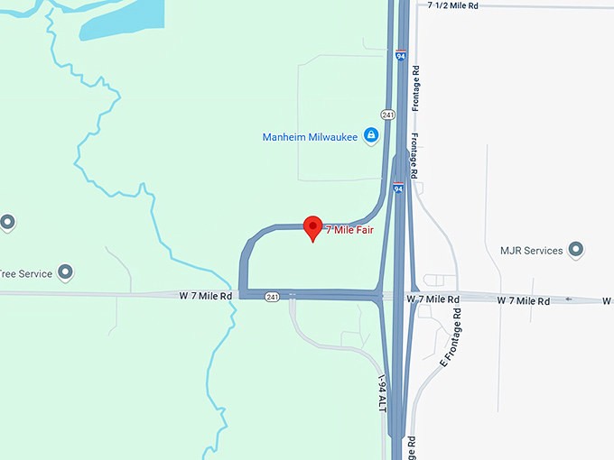 16. 7 mile fair map