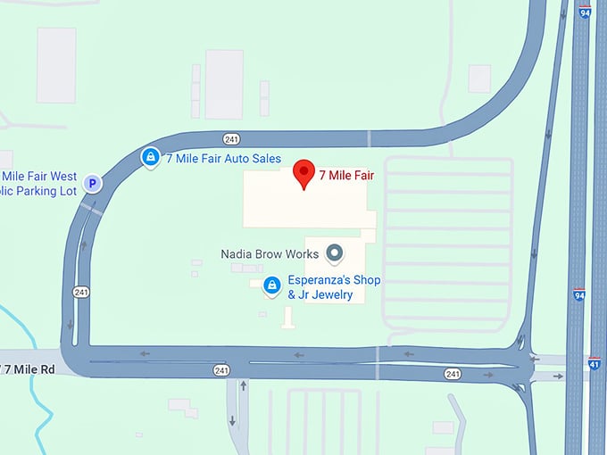 16. 7 mile fair map