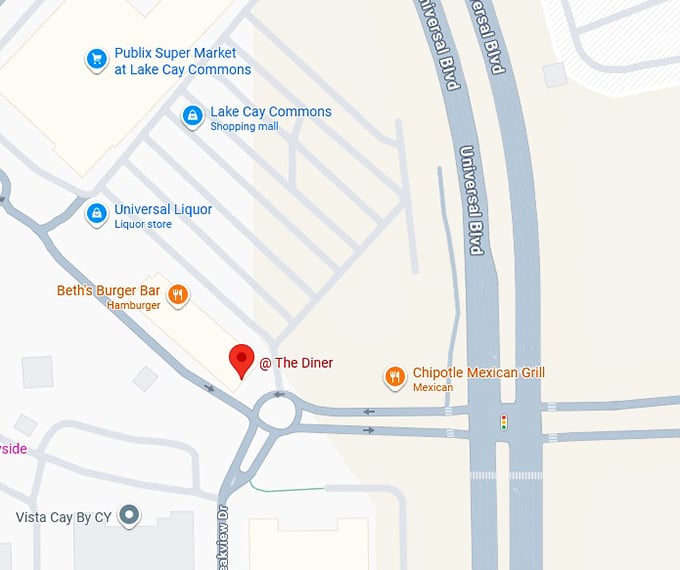 16. @ the diner map