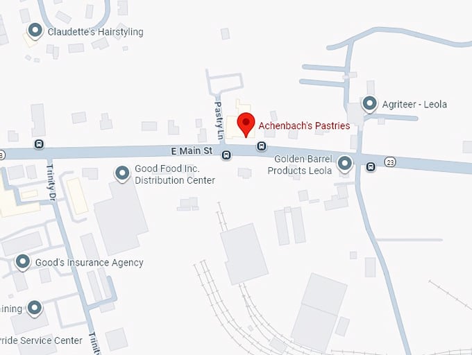 achenbach’s pastries inc. map