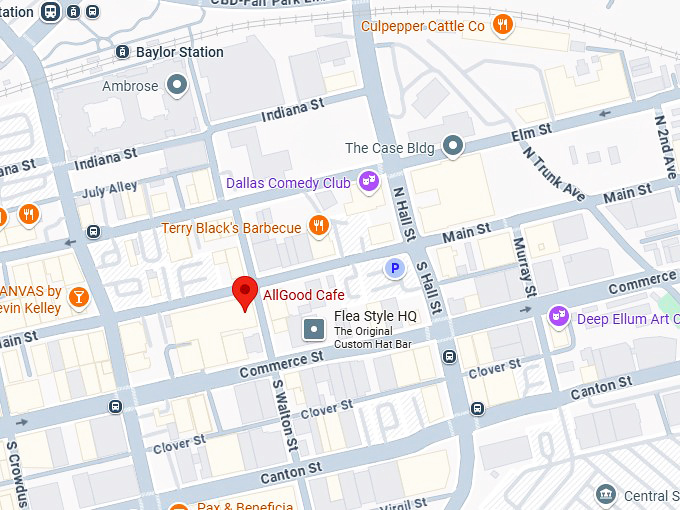 16. allgood cafe map