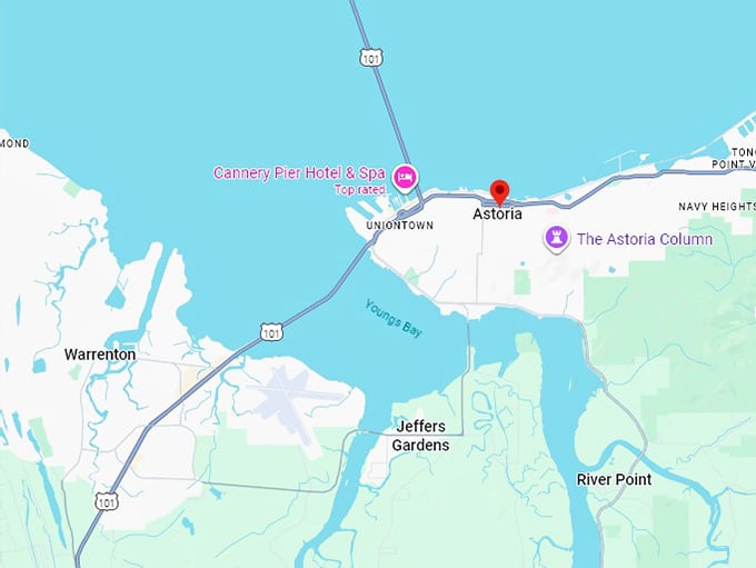 16. astoria map