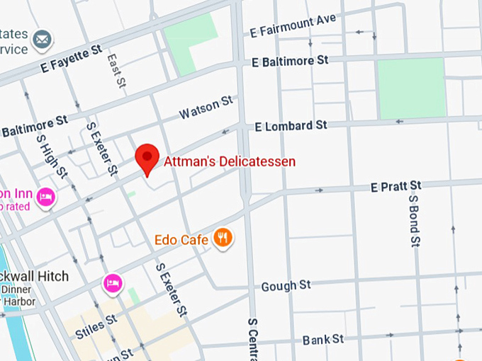 attman's delicatessen map