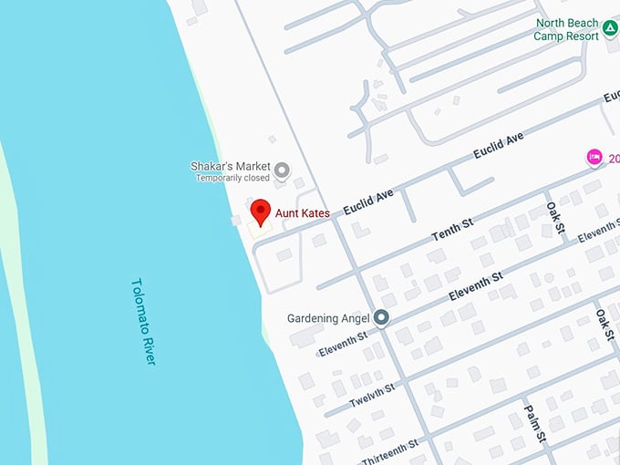 16. aunt kates map