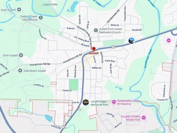 16. austell ga map