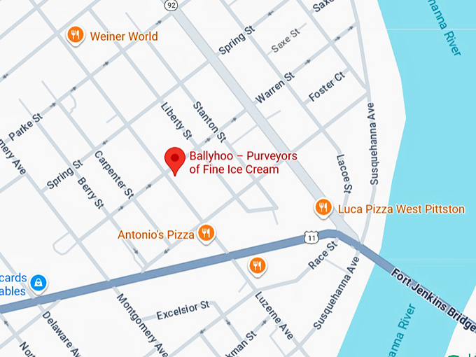 16. ballyhoo – purveyors of fine ice cream map