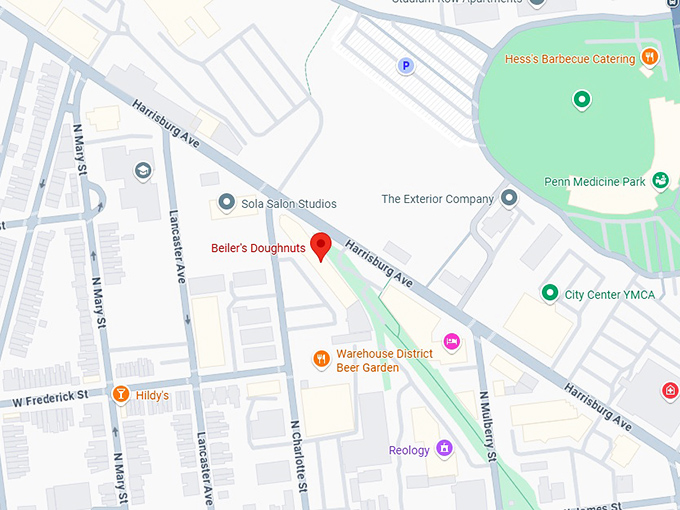16. beiler’s doughnuts map