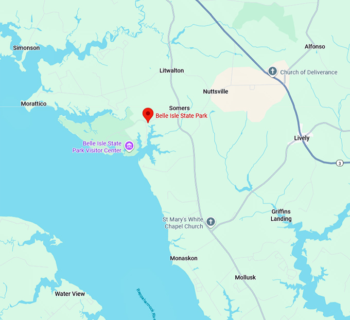 16. belle isle state park map
