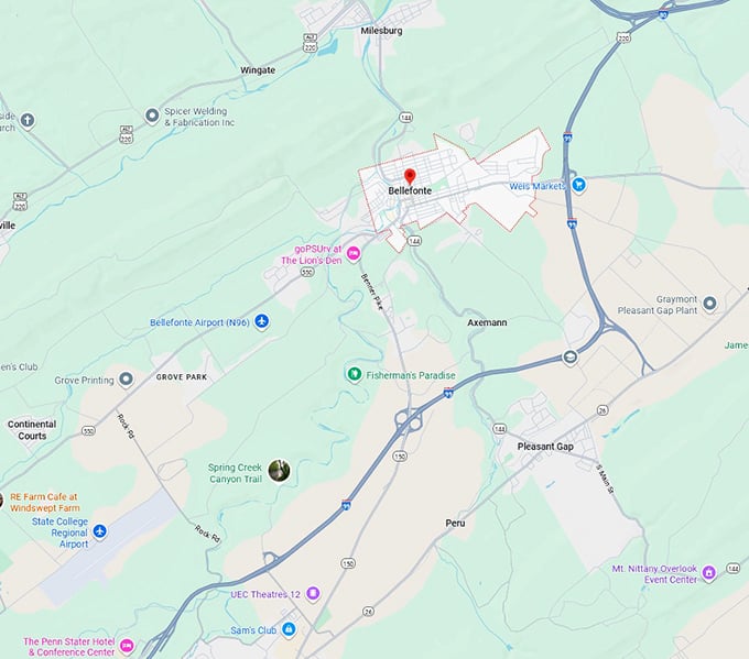 16. bellefonte map