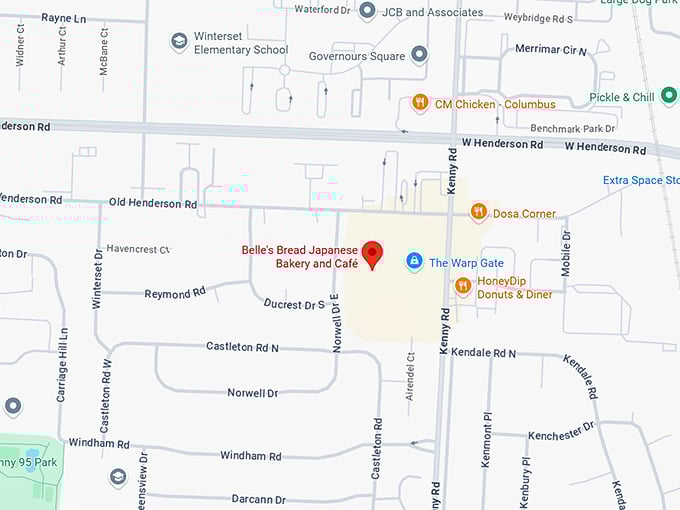 16. belle's bread japanese bakery and café map
