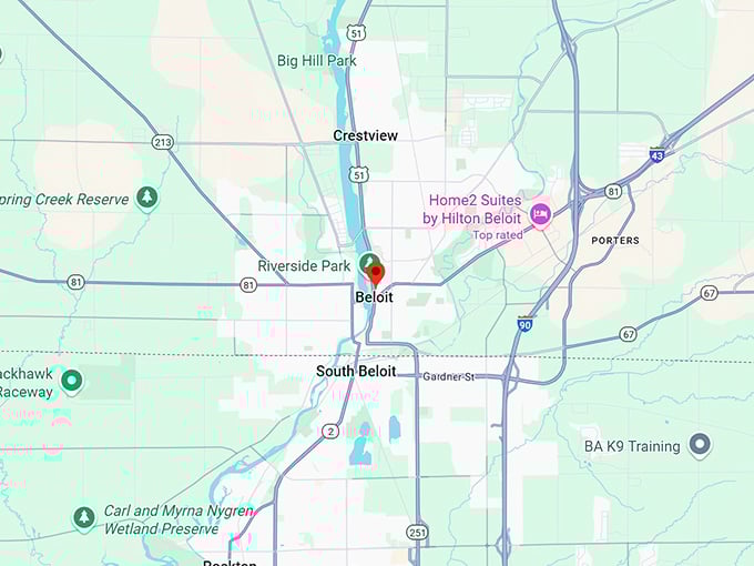beloit wi map