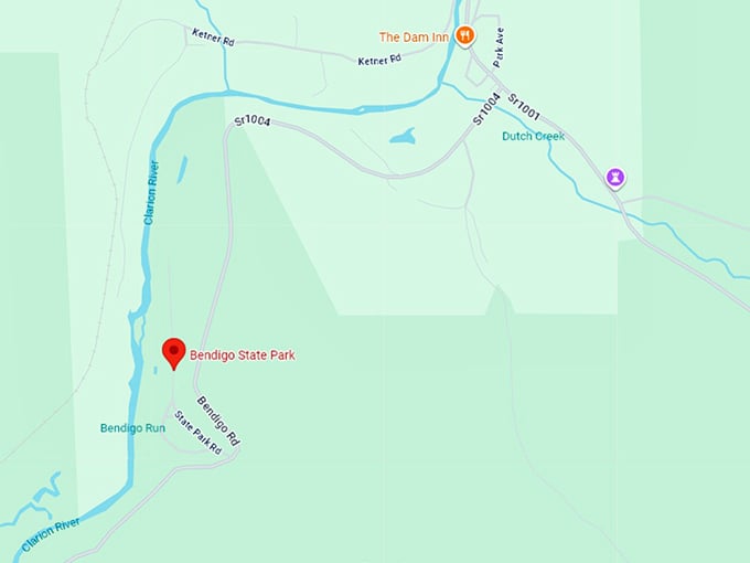16. bendigo state park map