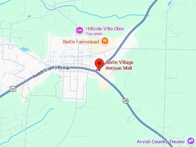 16. berlin village antique mall map