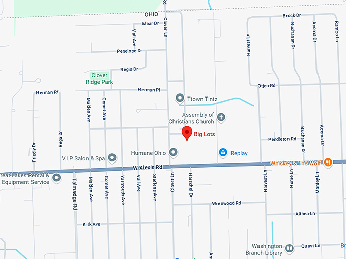 16. big lots map