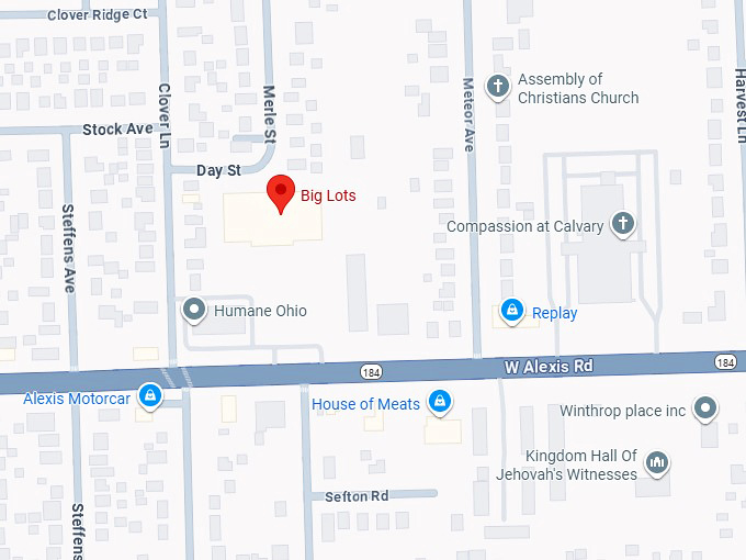 16. big lots map