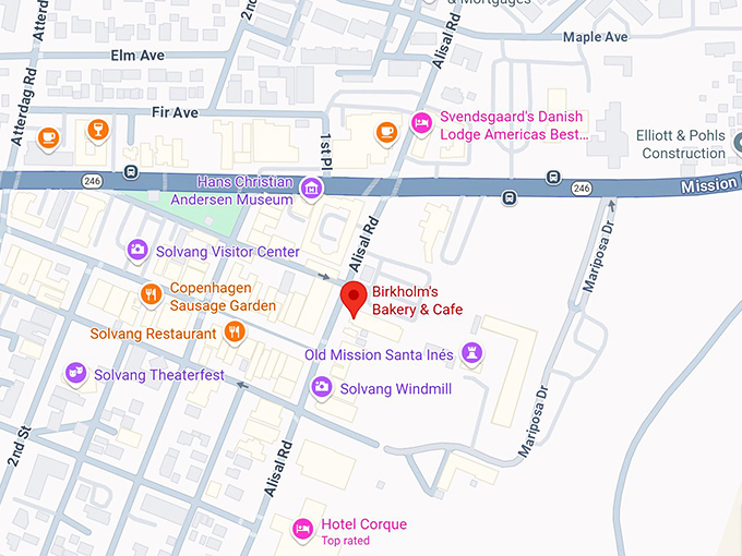 16. birkholm's bakery & cafe map