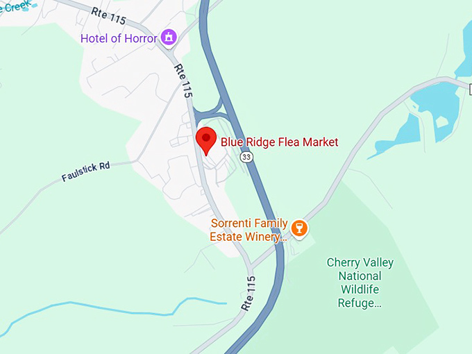 16. blue ridge flea market map