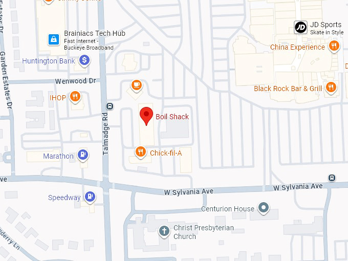 16. boil shack map