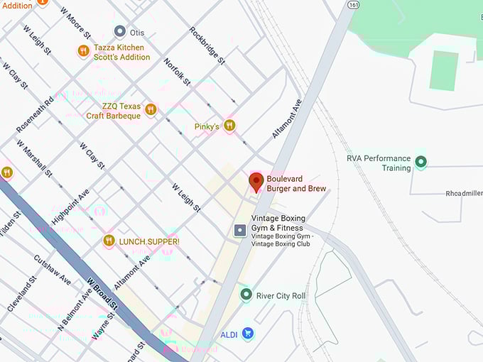 16. boulevard burger and brew map