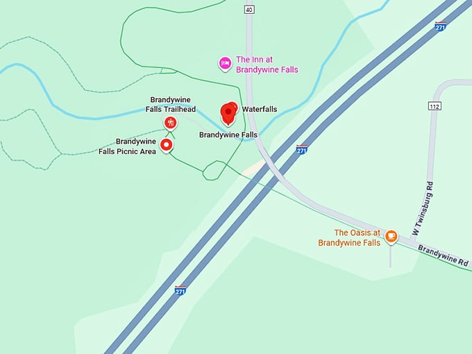 16. brandywine falls map