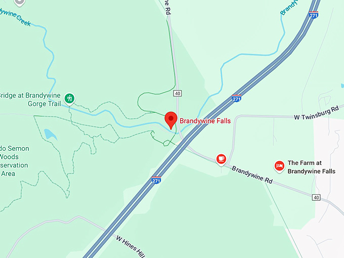16. brandywine falls map