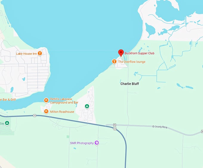 buckhorn supper club map