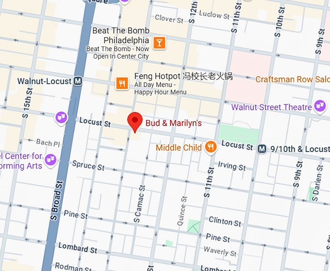 16. bud & marilyn's map