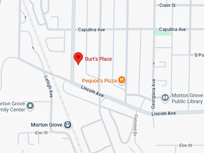 burt’s place map