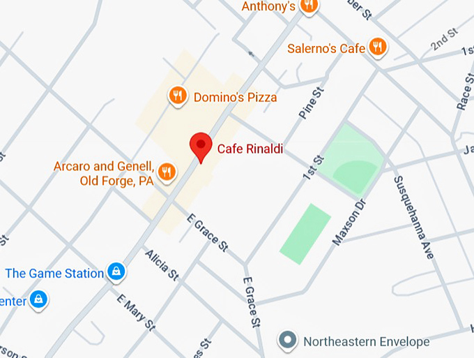 16. cafe rinaldi map