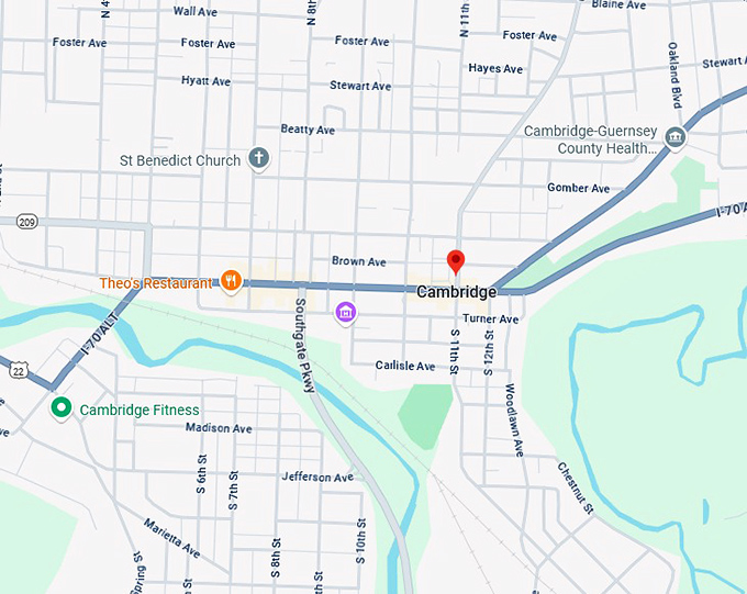 16. cambridge map